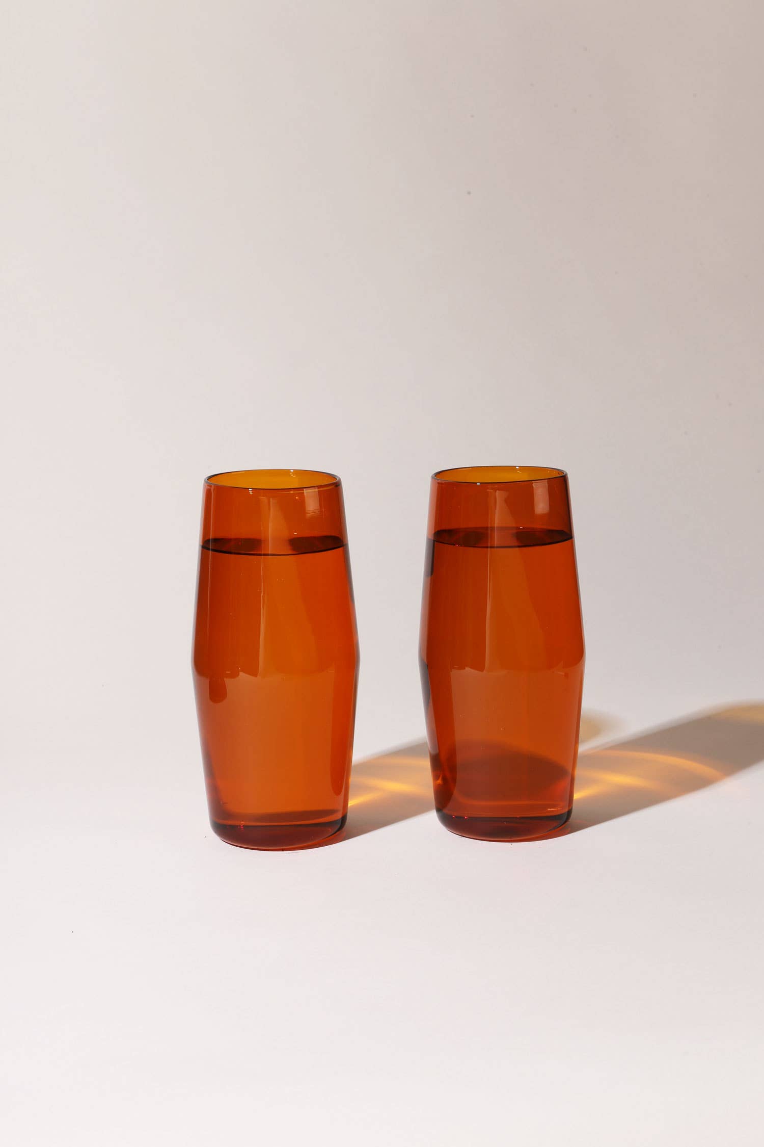 16 oz Century Amber Glass Set – Chappelle & Co.